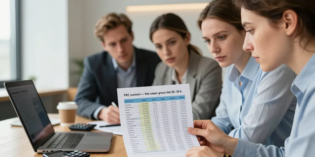 Salaire contrat PEC : le tableau des 5 cas chiffrés brut/net 20h‑30h